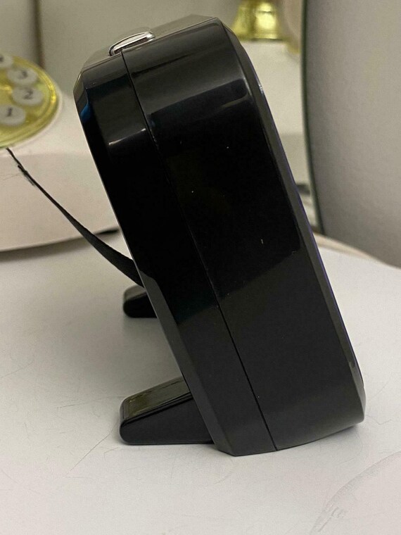 Bed Side Black Square Plastic Alarm Clock 000150 Home Décor Home ...