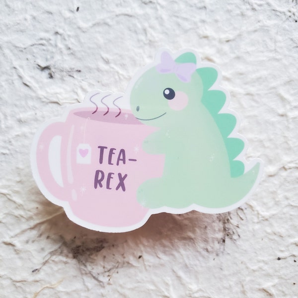 Tea Rex - Etsy