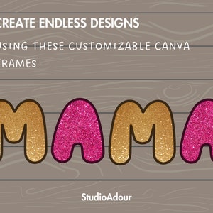 Design Your Own Bubble Letters on Canva, Doodle Alphabet Canva Template ...