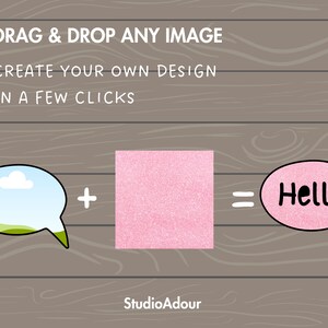 Design Your Own Chat Bubble Canva Frame, Editable Text Bubble Template ...