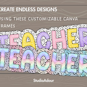 Design Your Own Teacher Design, Teacher Design Template, Drag and Drop ...