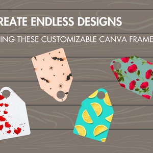 Design Your Own Cow Tag on Canva, Cow Ear Tag Canva Template, Tag Canva ...