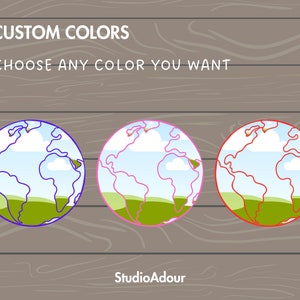 Design Your Own Planet Earth on Canva, Globe Canva Template, Easy Drag ...