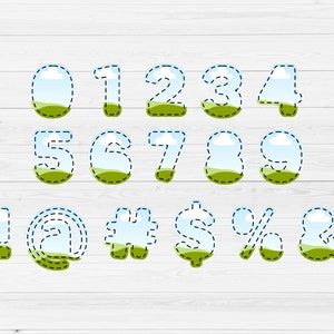 Design Your Own Stitch Letters & Numbers on Canva, Doodle Letters ...