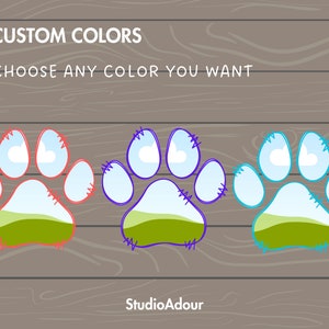 Design Your Own Doodle Paw Canva Frames, Paw Canva Template, Drag and ...