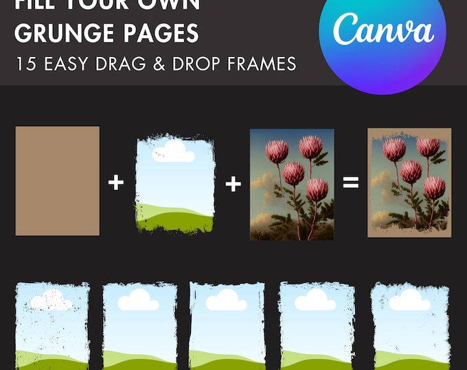 Design Your Own Jigsaw Puzzle Canva Frames, Editable Puzzle Pieces ...