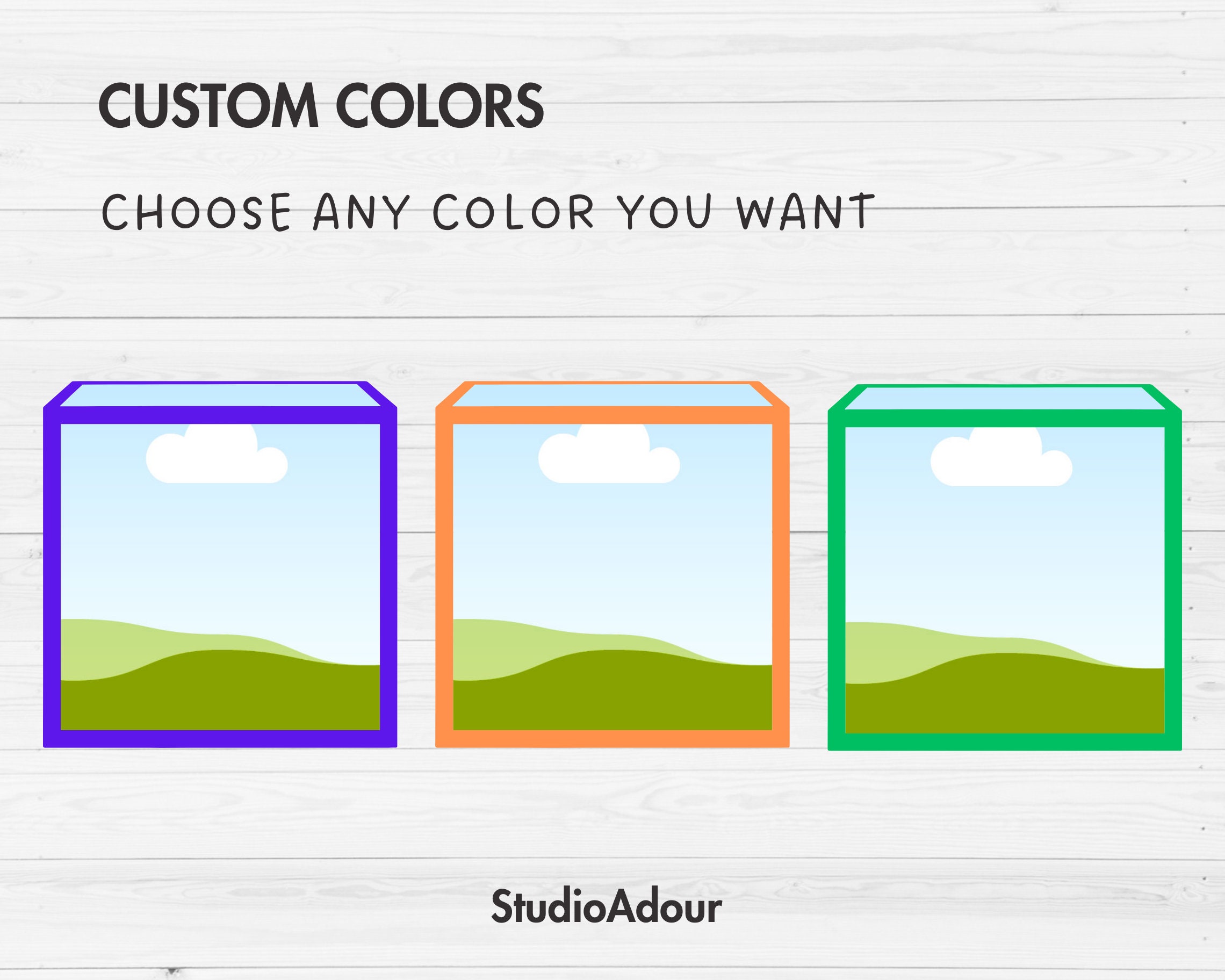 Design Your Own Cube Canva Frames, 3D Cube Canva Template, Geometric ...