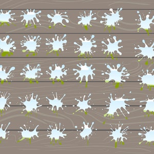 Design Your Own Paint Splatter Canva Frames, Paint Splats Canva ...