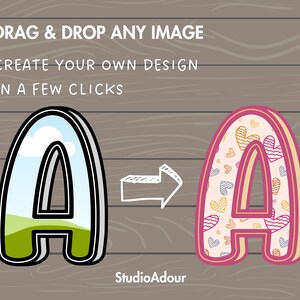 Design Your Own Doodle Alphabet on Canva, Doodle Letters & Numbers ...