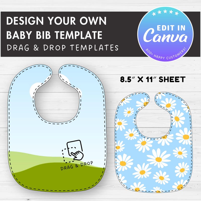 Bib Sketch - Etsy UK