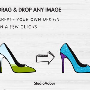 Design Your Own Heels Canva Frames, Heels Canva Template, Drag and Drop ...