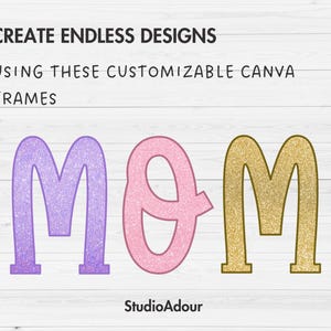 Design Your Own Vintage Doodle Letters on Canva, Retro Alphabet Canva ...