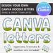 Design Your Own Daisy Alphabet on Canva, Groovy Letters and Numbers ...