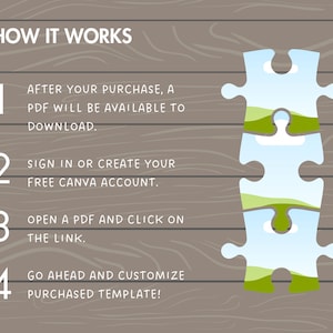 Design Your Own Jigsaw Puzzle Canva Frames, Editable Puzzle Pieces ...