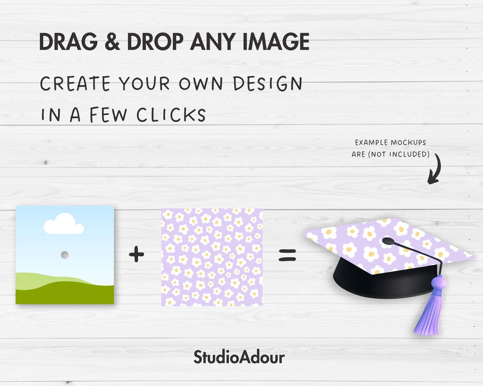 Graduation Cap Topper Editable Canva Template, Easy Drag and Drop ...