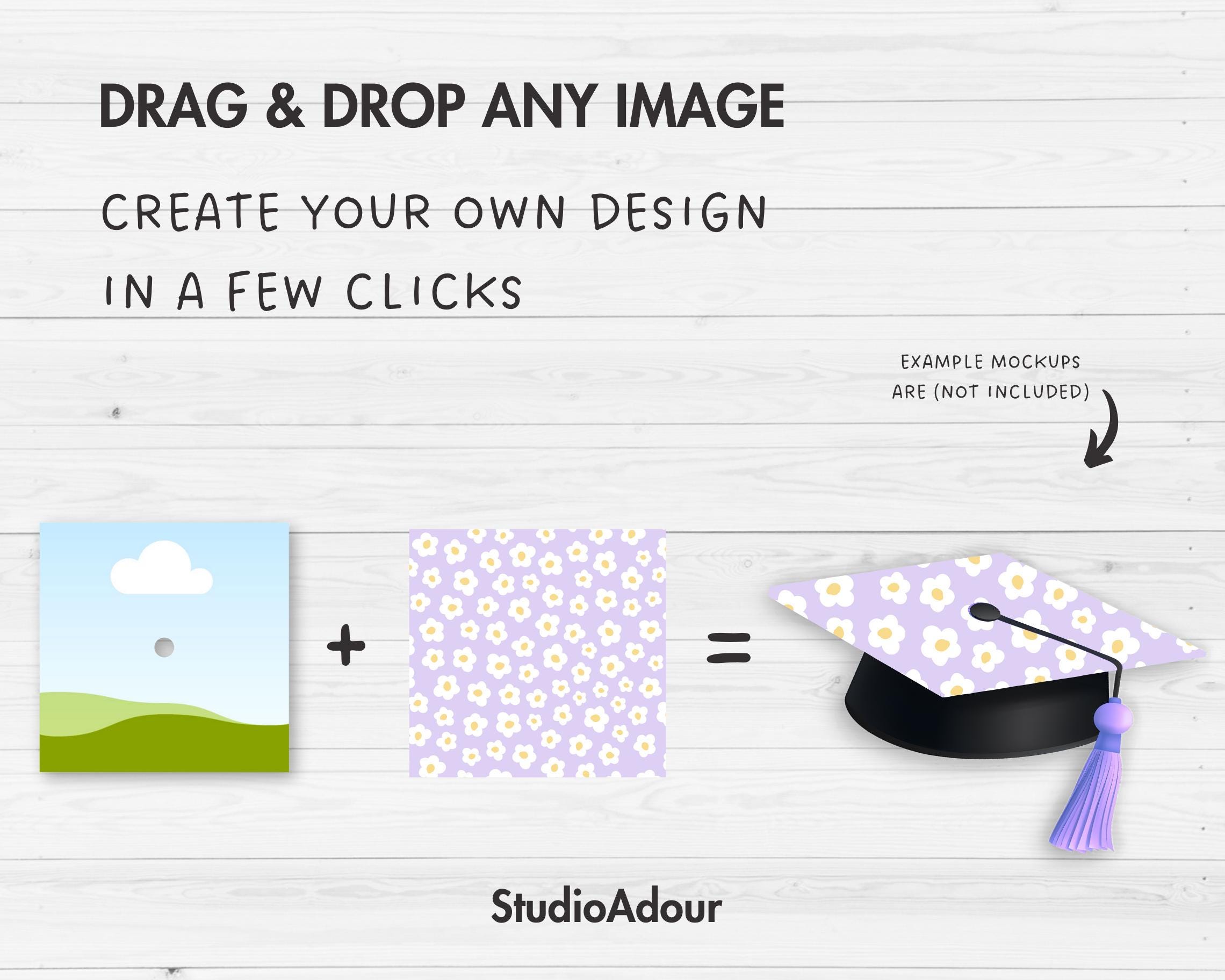 Graduation Cap Topper Editable Canva Template, Easy Drag and Drop ...