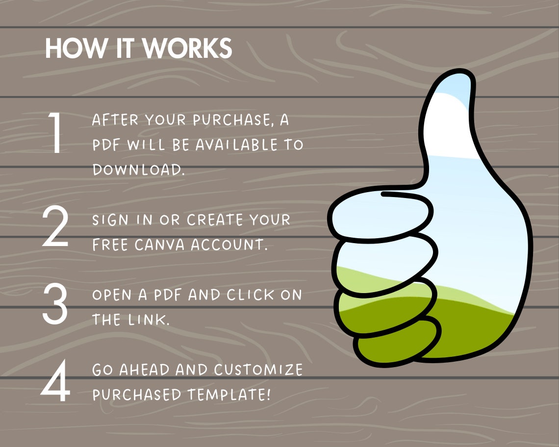 Design Your Own Hand Sign on Canva, Doodle Hand Canva Template, Drag ...