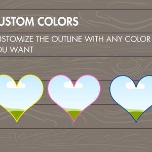Design Your Own Heart on Canva, Heart Love Canva Template, Easy Drag ...
