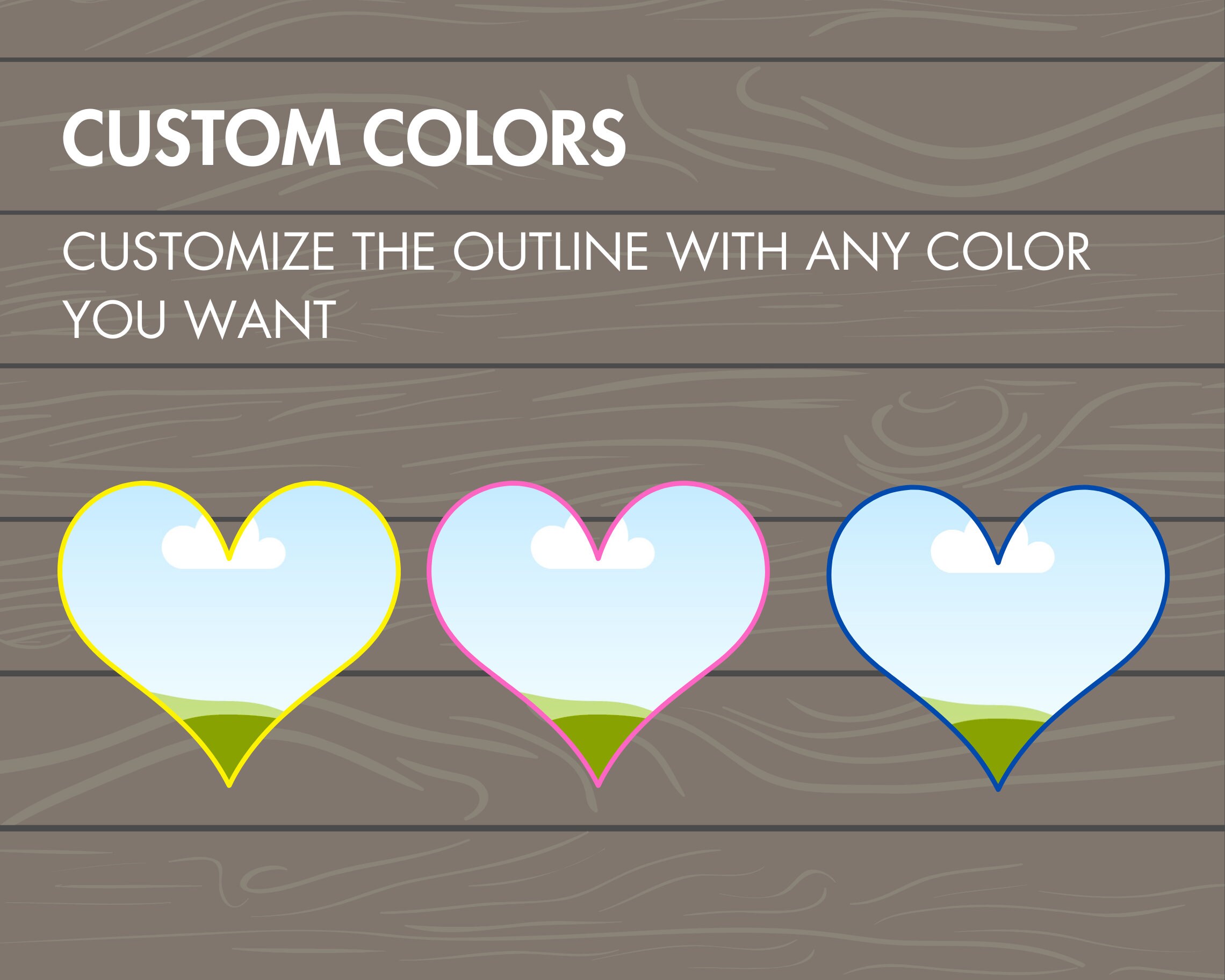 Design Your Own Heart on Canva, Heart Love Canva Template, Easy Drag ...