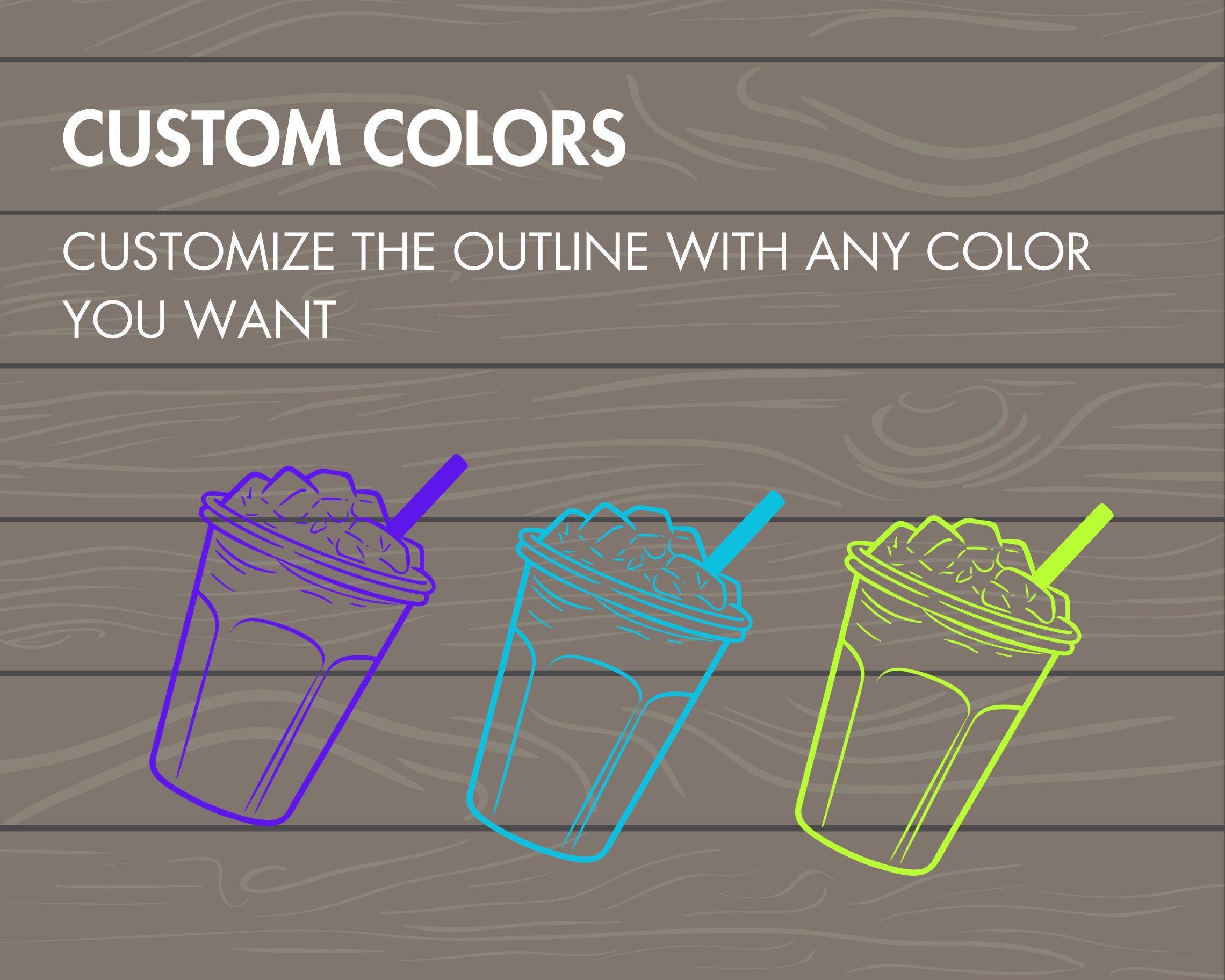 Design Your Own Coffee Cold Cups on Canva, Coffee Cup Canva Template ...