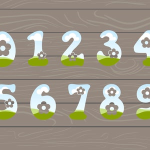 Design Your Own Daisy Alphabet on Canva, Groovy Letters and Numbers ...