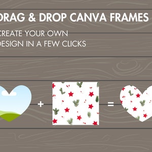 Design Your Own Heart on Canva, Heart Love Canva Template, Easy Drag ...