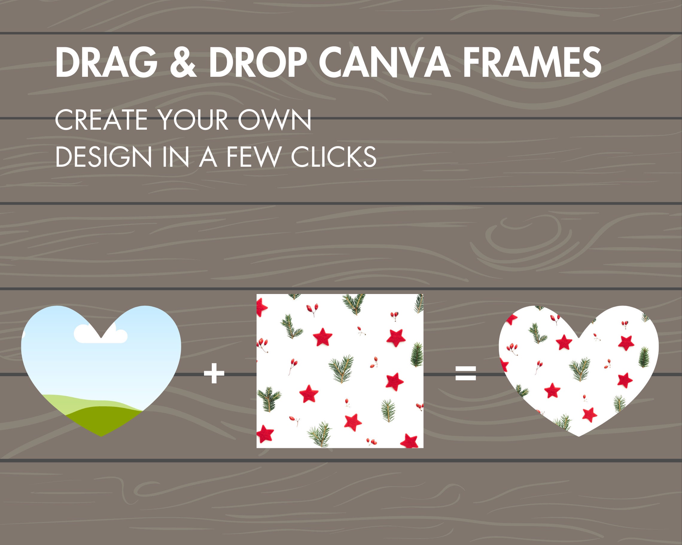 Design Your Own Heart on Canva, Heart Love Canva Template, Easy Drag ...