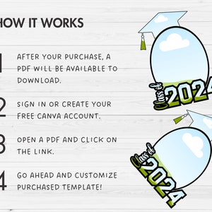 Design Your Own Graduation Paddle Canva Frames, Editable Canva Template ...