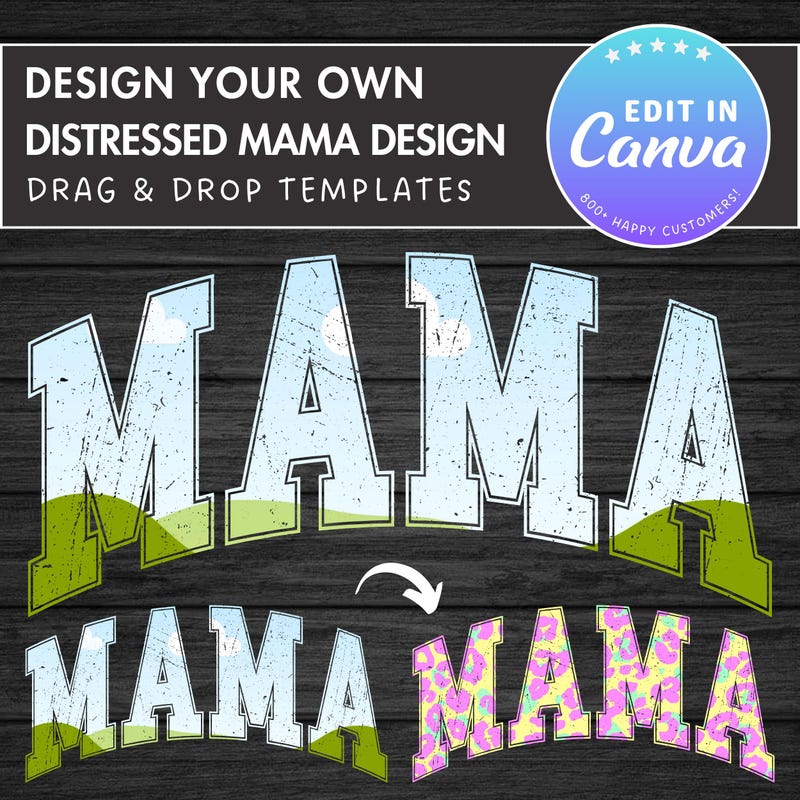 Distressed Mama Frame - Etsy