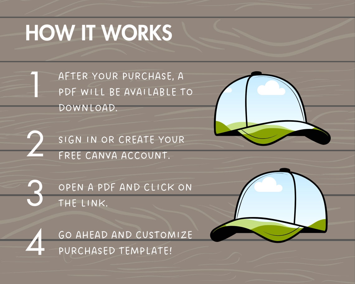 Design Your Own Baseball Cap Canva Frames, Baseball Cap Canva Template ...