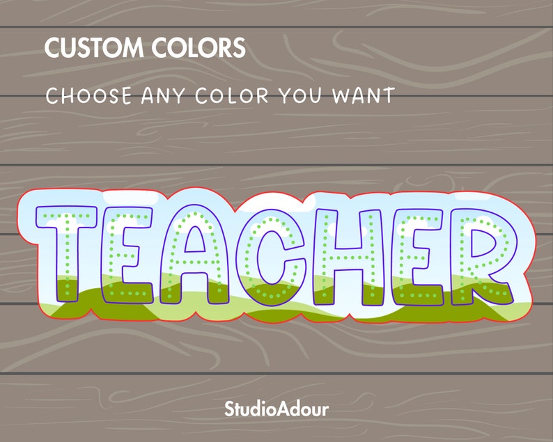 Design Your Own Teacher Design, Teacher Design Template, Drag and Drop ...