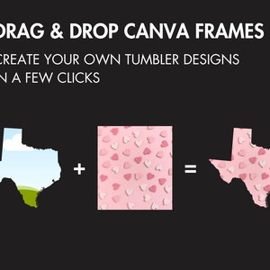 50 USA States Canva Frames, US States Templates, United States Map ...