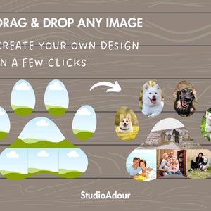 Design Your Own Dog Photo Collage in Canva, Editable Collage Canva ...