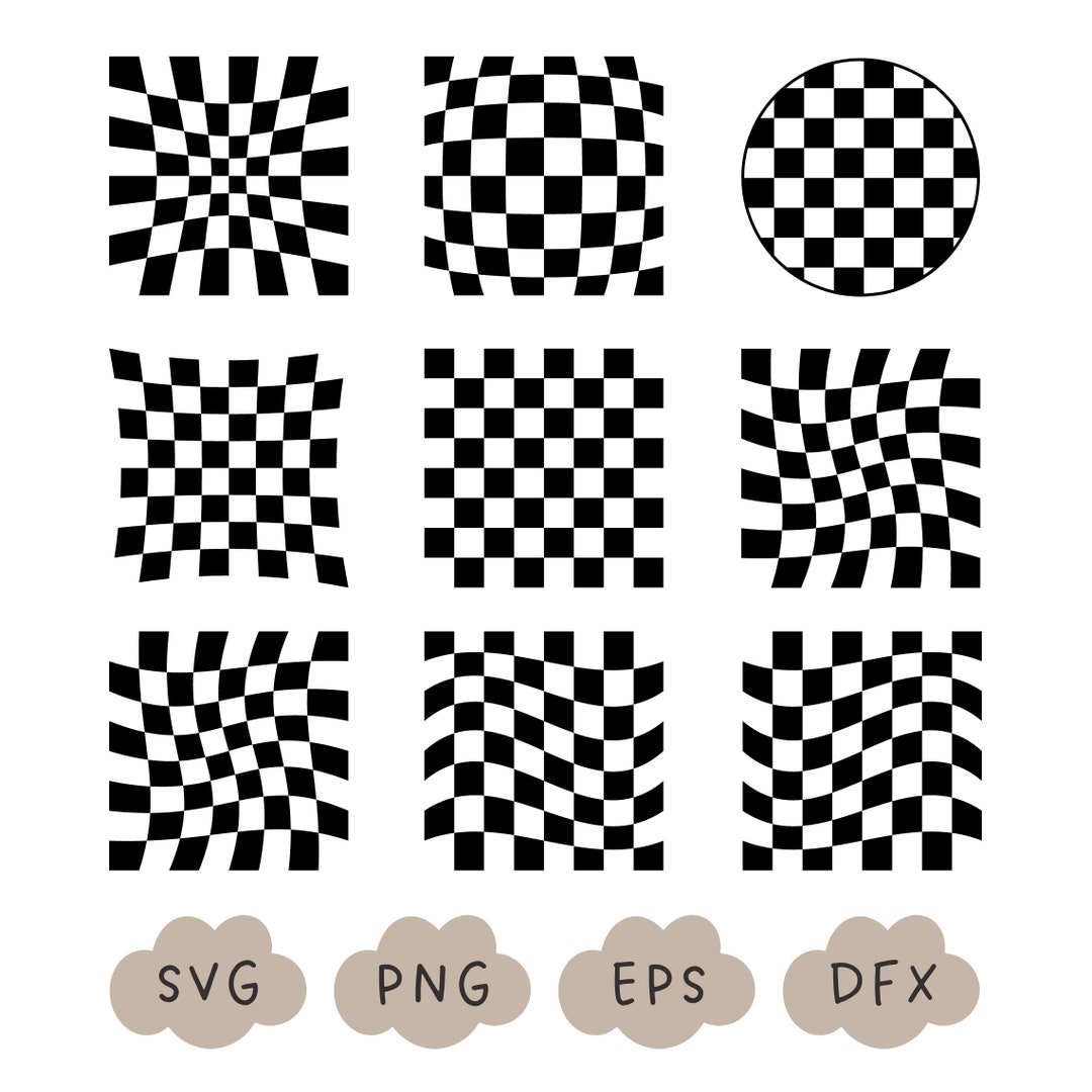 Checkered Bundle SVG, Checkered Pattern, Checkered Sublimation Design ...