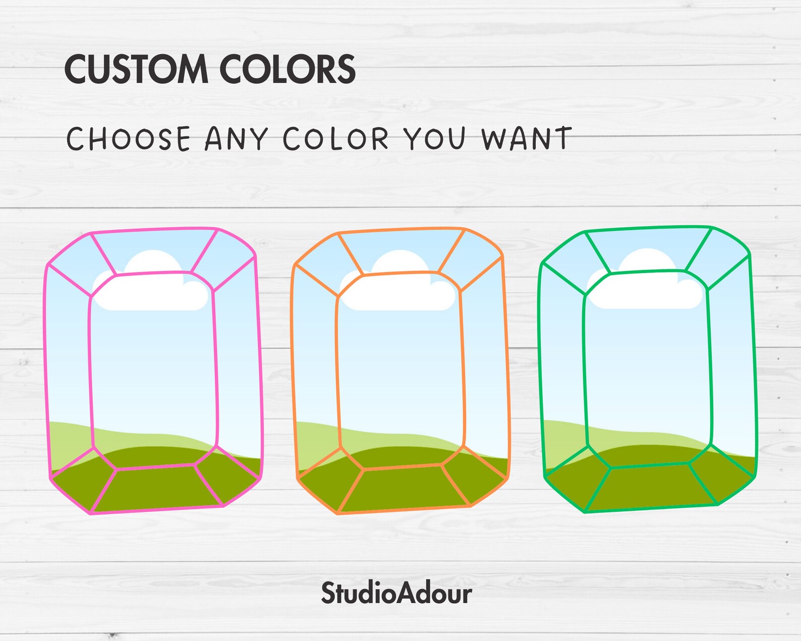 Design Your Own Gemstones Canva Frames, Diamond Canva Template, Canva ...
