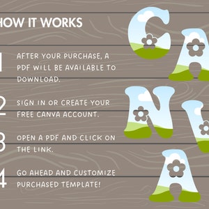 Design Your Own Daisy Alphabet on Canva, Groovy Letters and Numbers ...