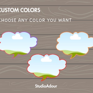 Design Your Own Chat Bubble Canva Frame, Editable Text Bubble Template ...