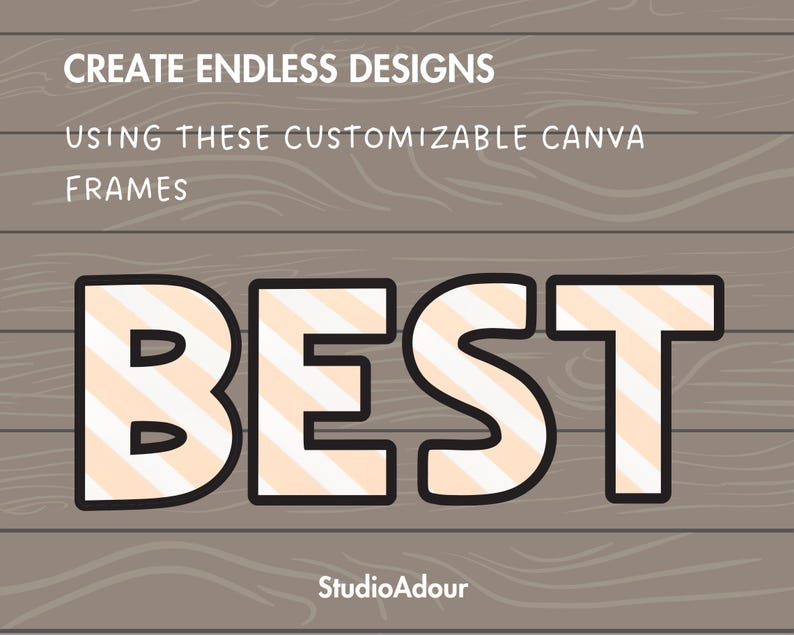 Design Your Own Canva Letters, Alphabet Canva Template, Drag and Drop ...