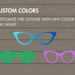 Design Your Own Sunglasses Canva Frames, Editable Eyeglasses Canva ...