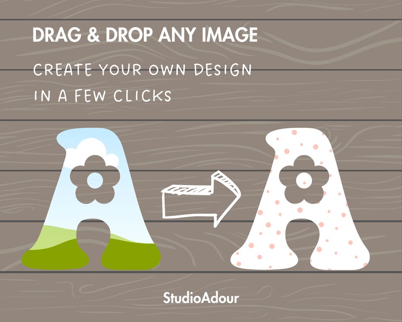 Design Your Own Daisy Alphabet on Canva, Groovy Letters and Numbers ...