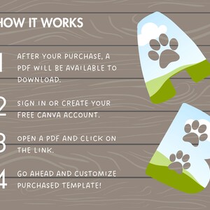 Design Your Own Paw Canva Letters, Doodle Alphabet, Editable Dog Lover ...