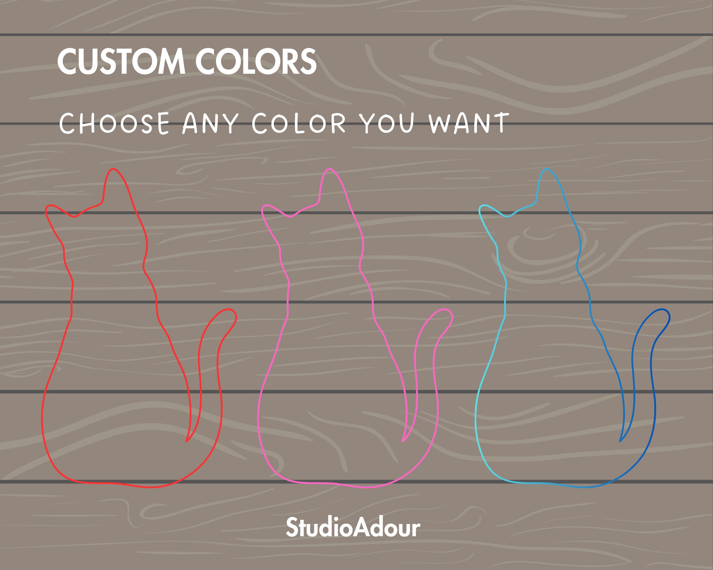 Design Your Own Cat Photo Collage Canva, Canva Frames Bundle, Drag and ...