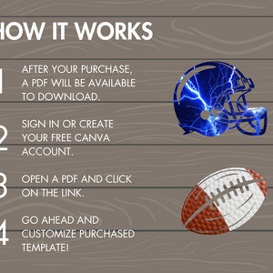 Design Your Own American Football Frames on Canva, American Football ...
