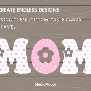 Design Your Own Daisy Alphabet on Canva, Groovy Letters and Numbers ...