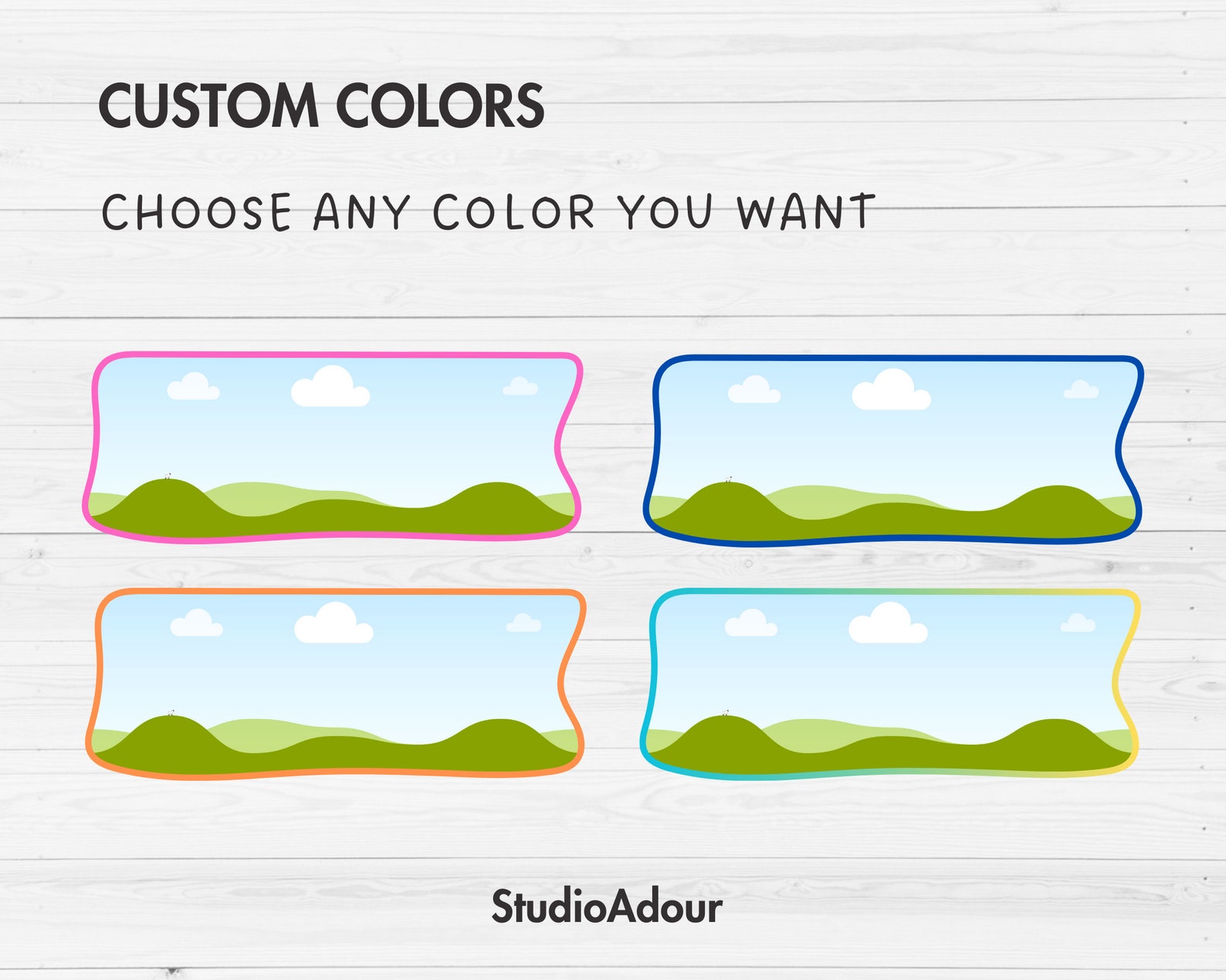 Design Your Own Washi Tape Canva Frames, Washi Tape Canva Template ...