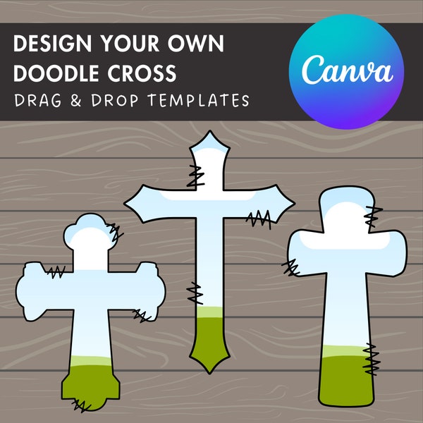 Religious Cross Doodle - Etsy