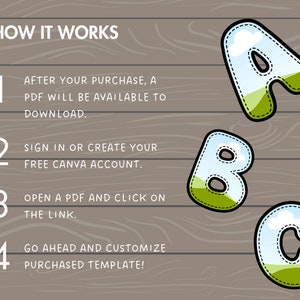 Design Your Own Stiched Letters on Canva, Doodle Letters Canva Frames ...