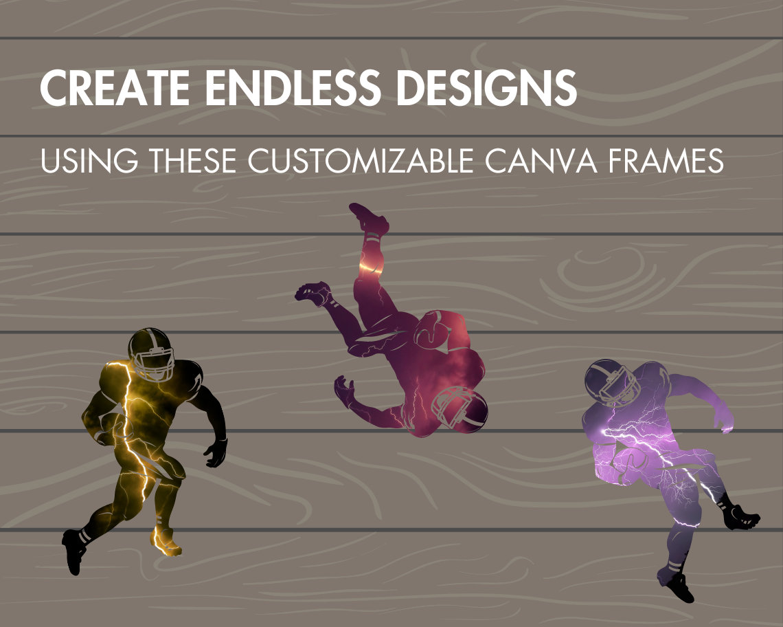 Design Your Own American Football Frames on Canva, American Football ...