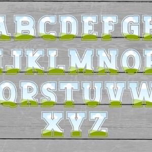 Design Your Own Varsity Alphabet on Canva, Doodle Letters Canva Frames ...