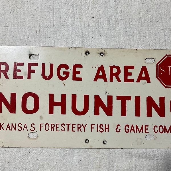 Metal Hunting Sign - Etsy